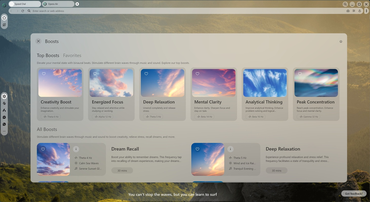 Opera Air for PC Windows 125.0.5729.48 Download
