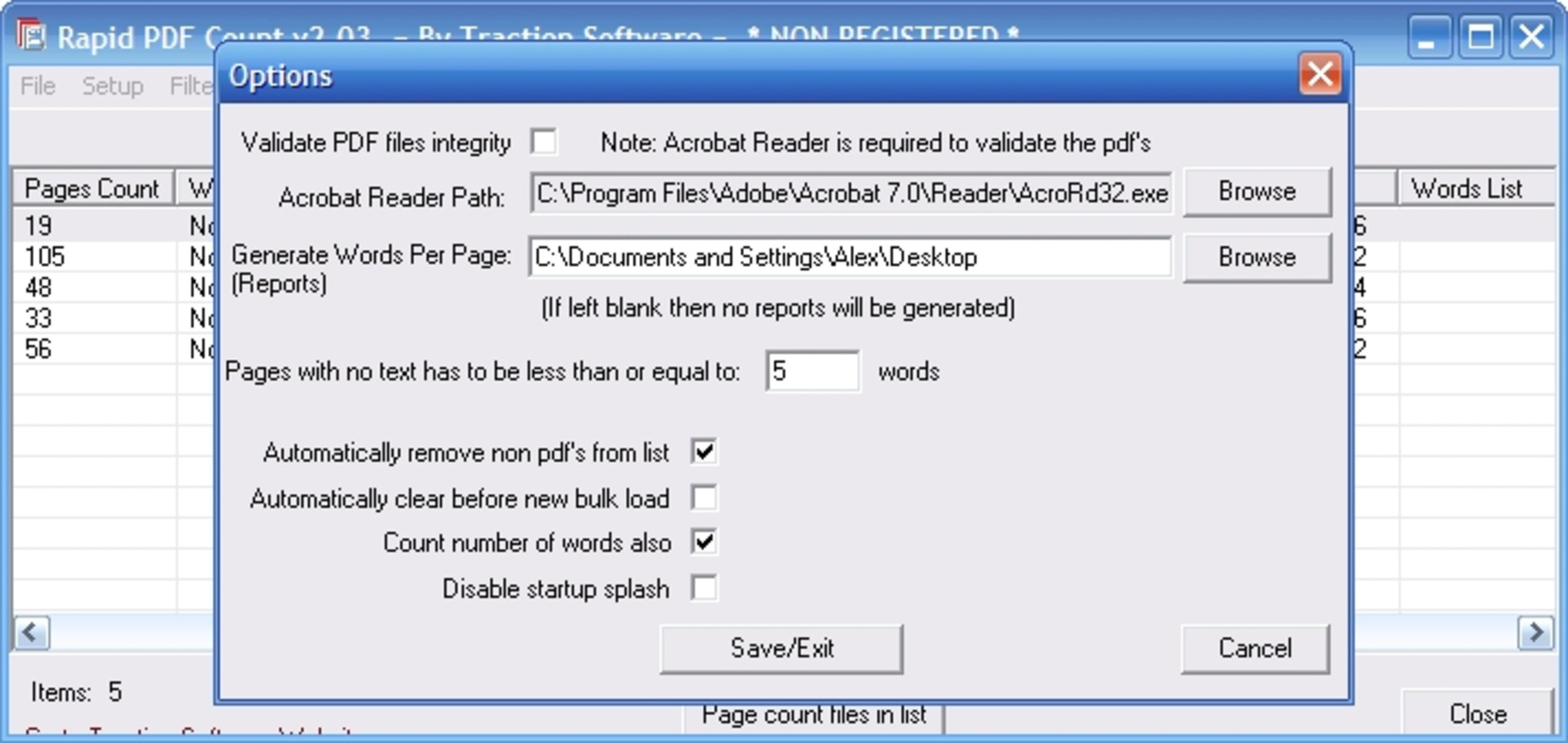 Rapid PDF Count for PC Windows 5.00 Download