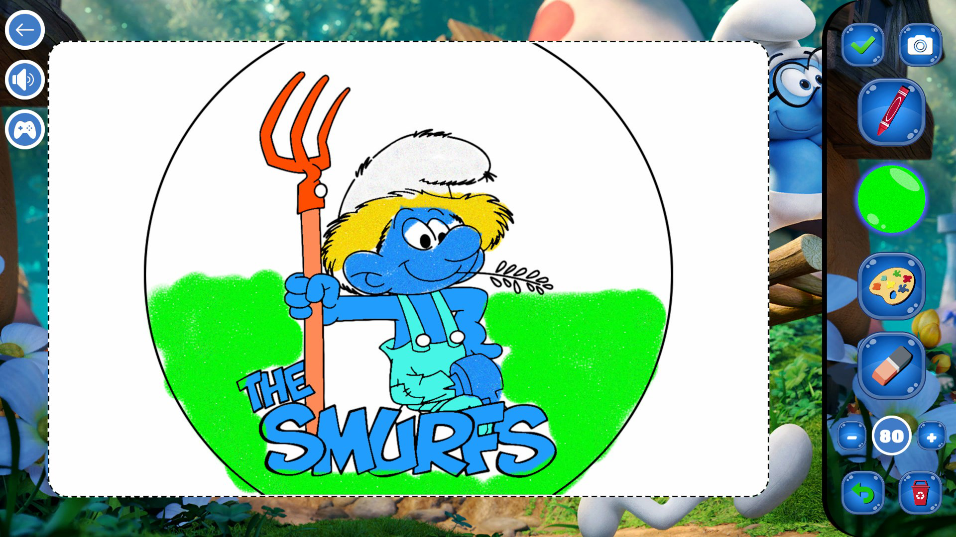 Cute Blue Smurf Coloring Book for PC Windows Download