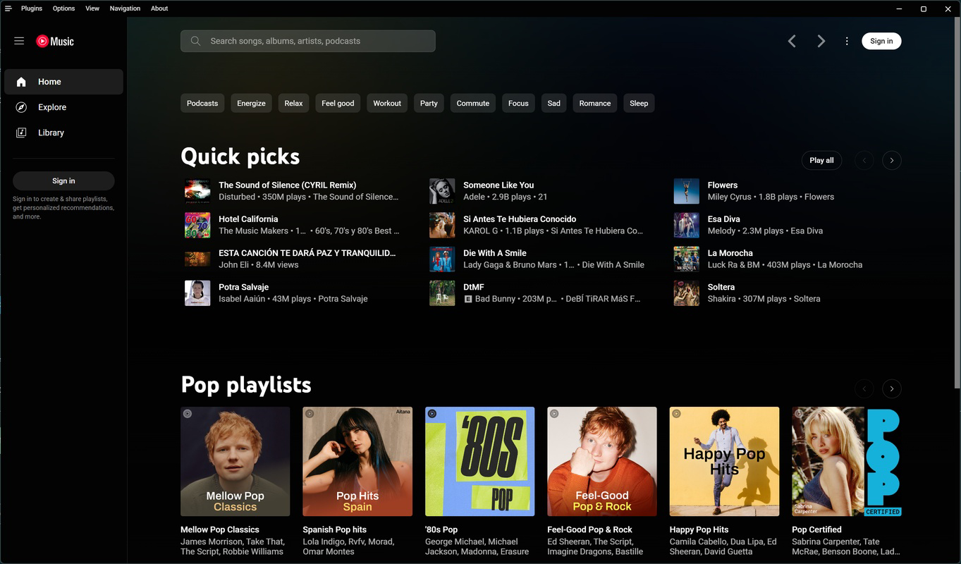 YouTube Music Desktop App (Unofficial) for PC Windows 3.10.0 Download