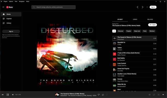 YouTube Music Desktop App (Unofficial) for PC Windows 3.10.0 Download