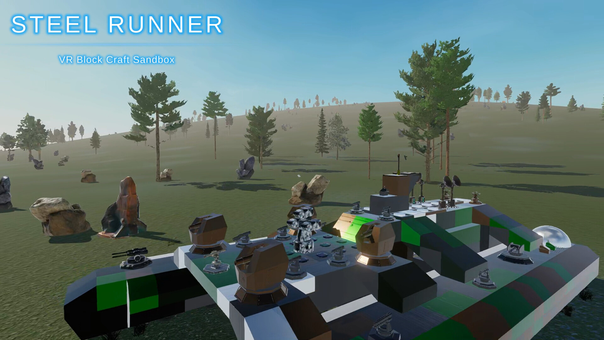 Steel Runner - VR Block Craft Sandbox for PC Windows Download