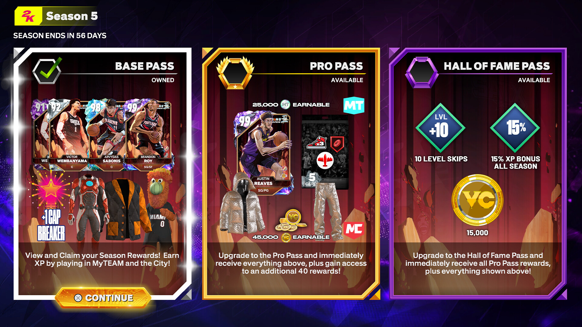 NBA 2K25 Pro Pass: Season 5 for PC Windows Download