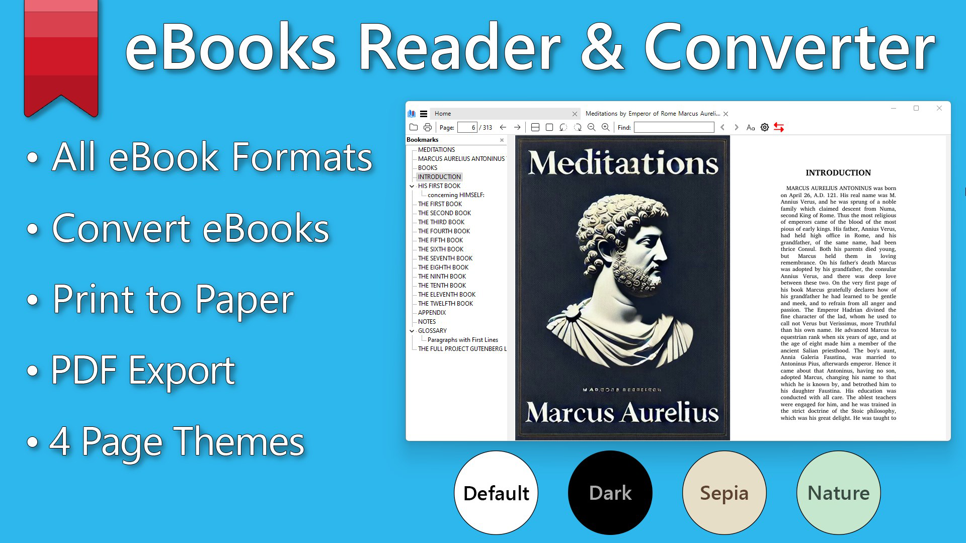 MOBI eBooks Reader for PC Windows Download