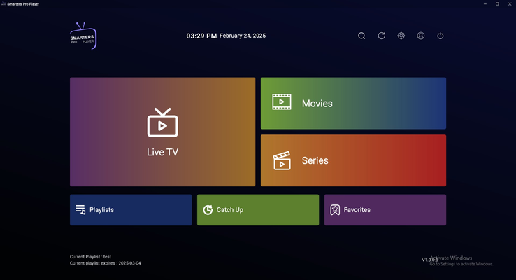 Smarters Pro Player for PC Windows Download