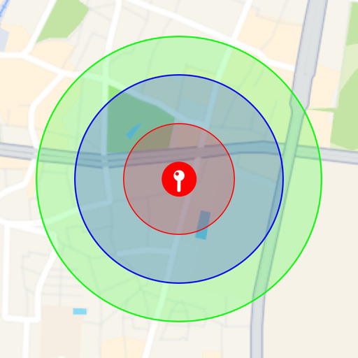 Radius On Map: Draw Circles for iOS (iPhone/iPad) - Free Download at ...