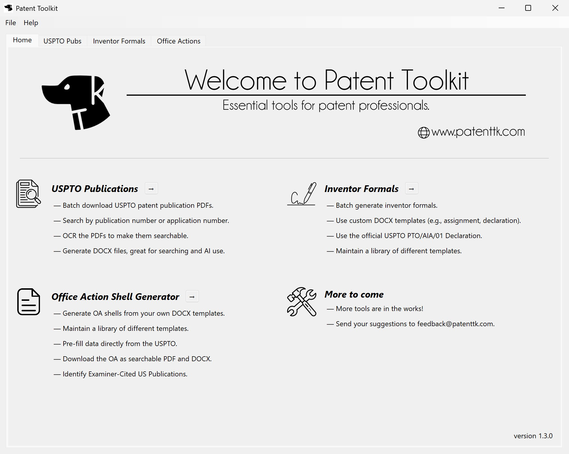 Patent Toolkit for PC Windows Download