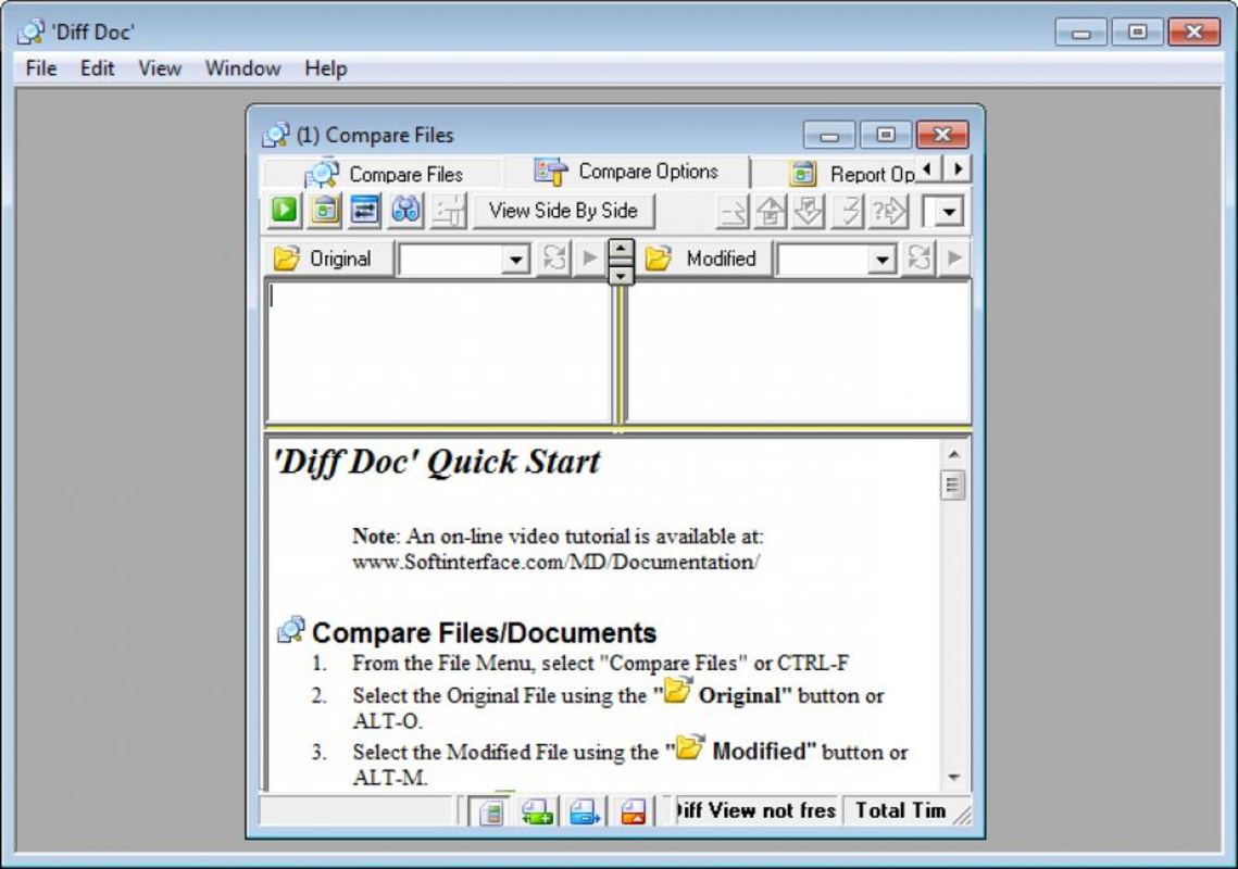 Diff Doc Professional for PC Windows 8.00 Download