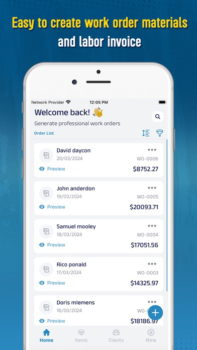 WO: Work Order Maker for iOS (iPhone/iPad/iPod touch) - Free Download ...