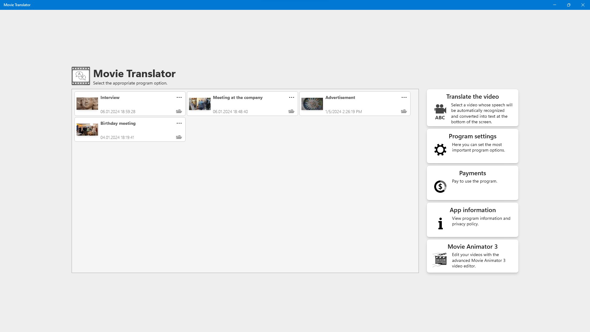 Movie Translator for PC Windows Download