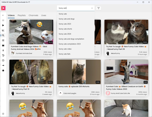 VidGet 4K Video & MP3 Downloader for YT for PC Windows Download
