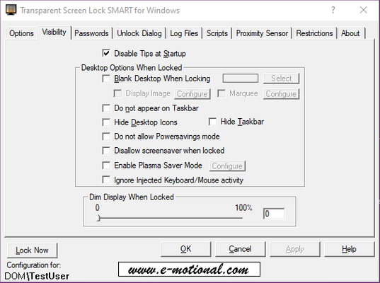 Transparent Screen Lock SMART for PC Windows Download