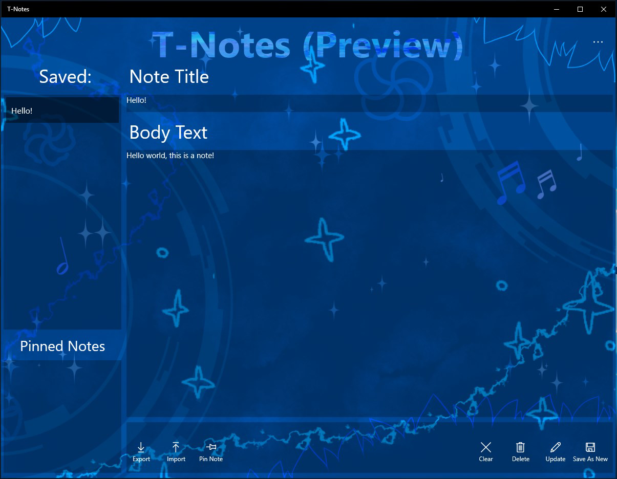T-Notes for PC Windows Download