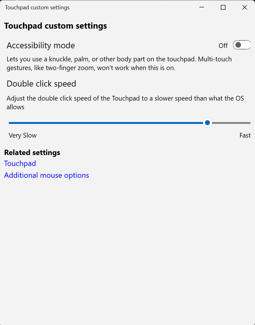 Goodix Touchpad custom settings for PC Windows Download
