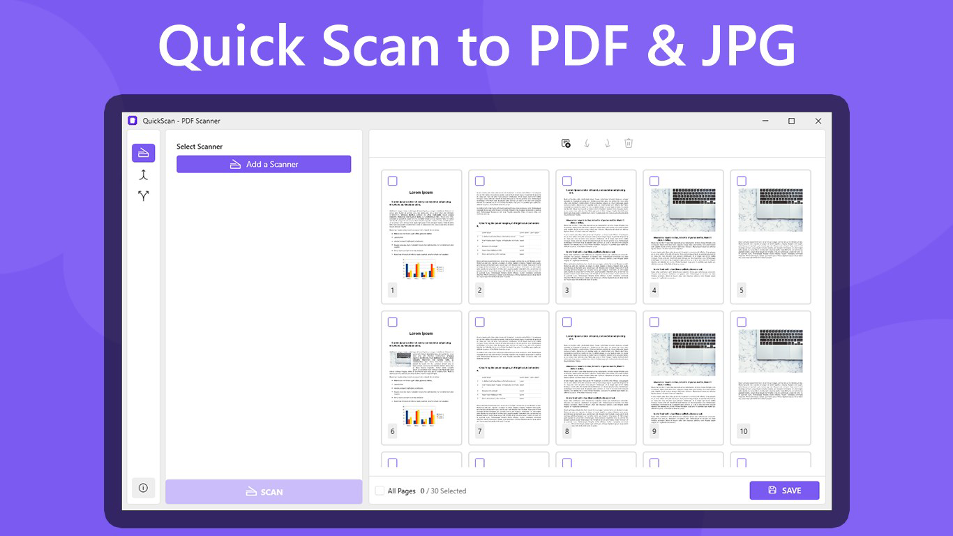 QuickScan – PDF & Document Scanner for PC Windows Download