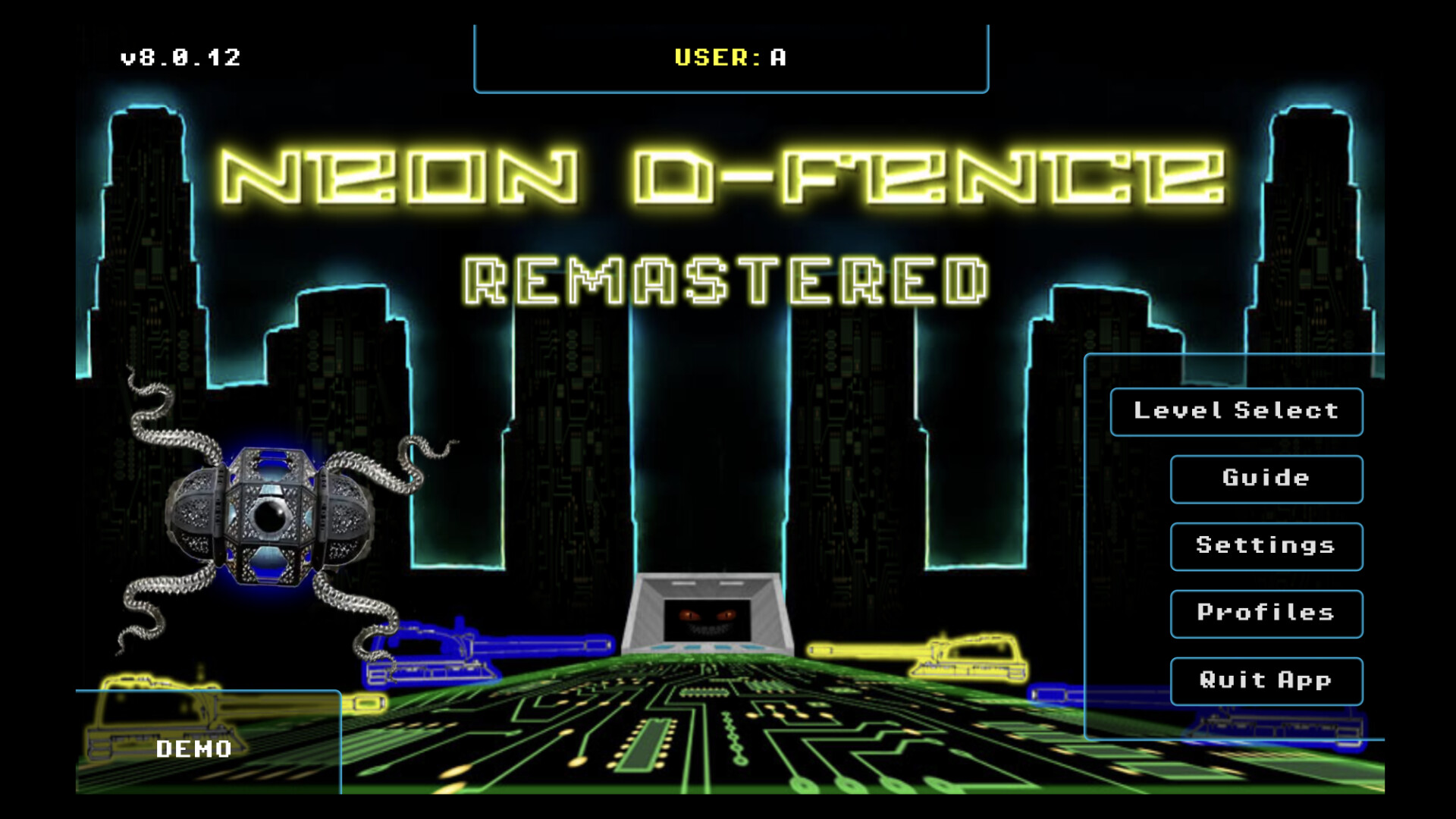 Neon D-Fence Remaster Demo for PC Windows Download