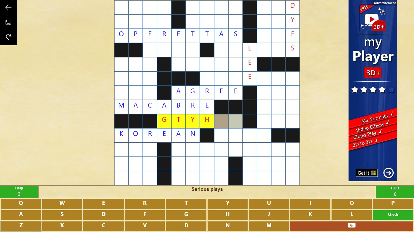Crossword Puzzle for PC Windows Download