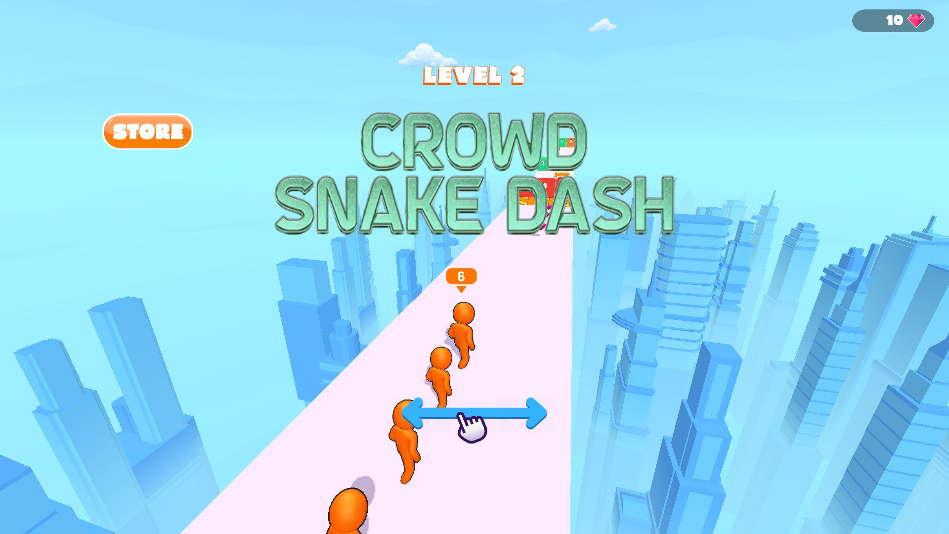 Crowd Snake Dash for PC Windows Download
