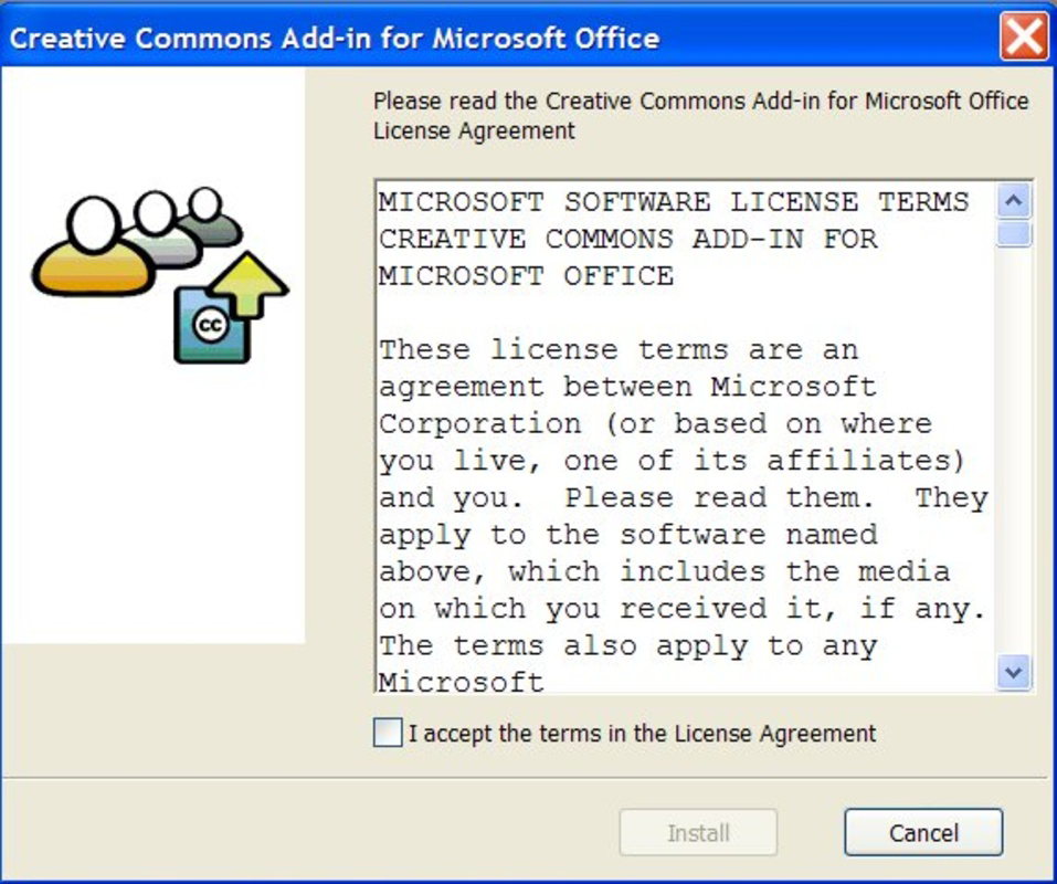 Creative Commons Add-in for Microsoft Office for PC Windows 1.0.1 Download