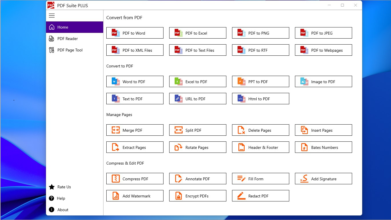 PDF Suite PLUS for PC Windows Download