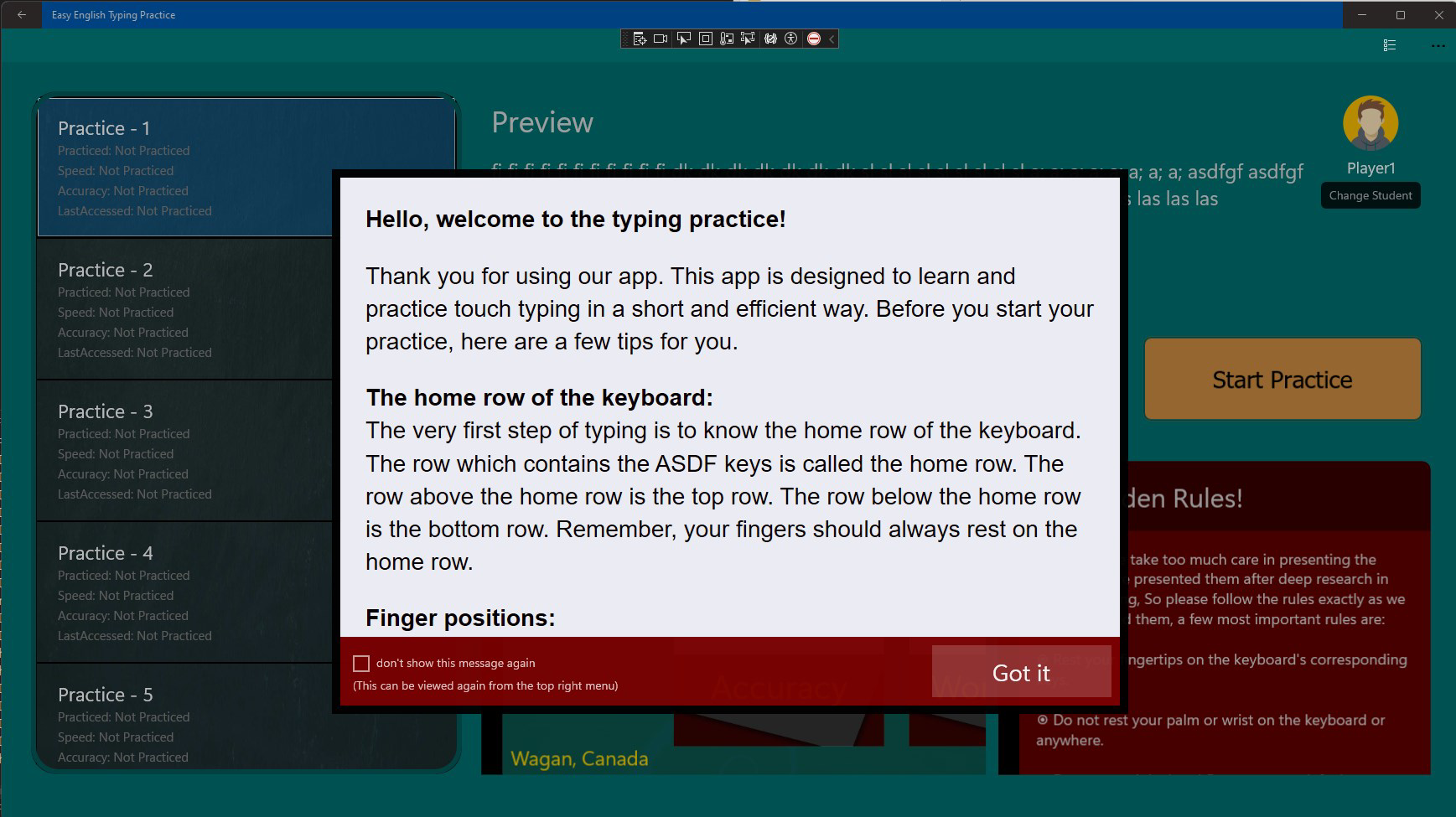 Easy English Typing Practice for PC Windows Download