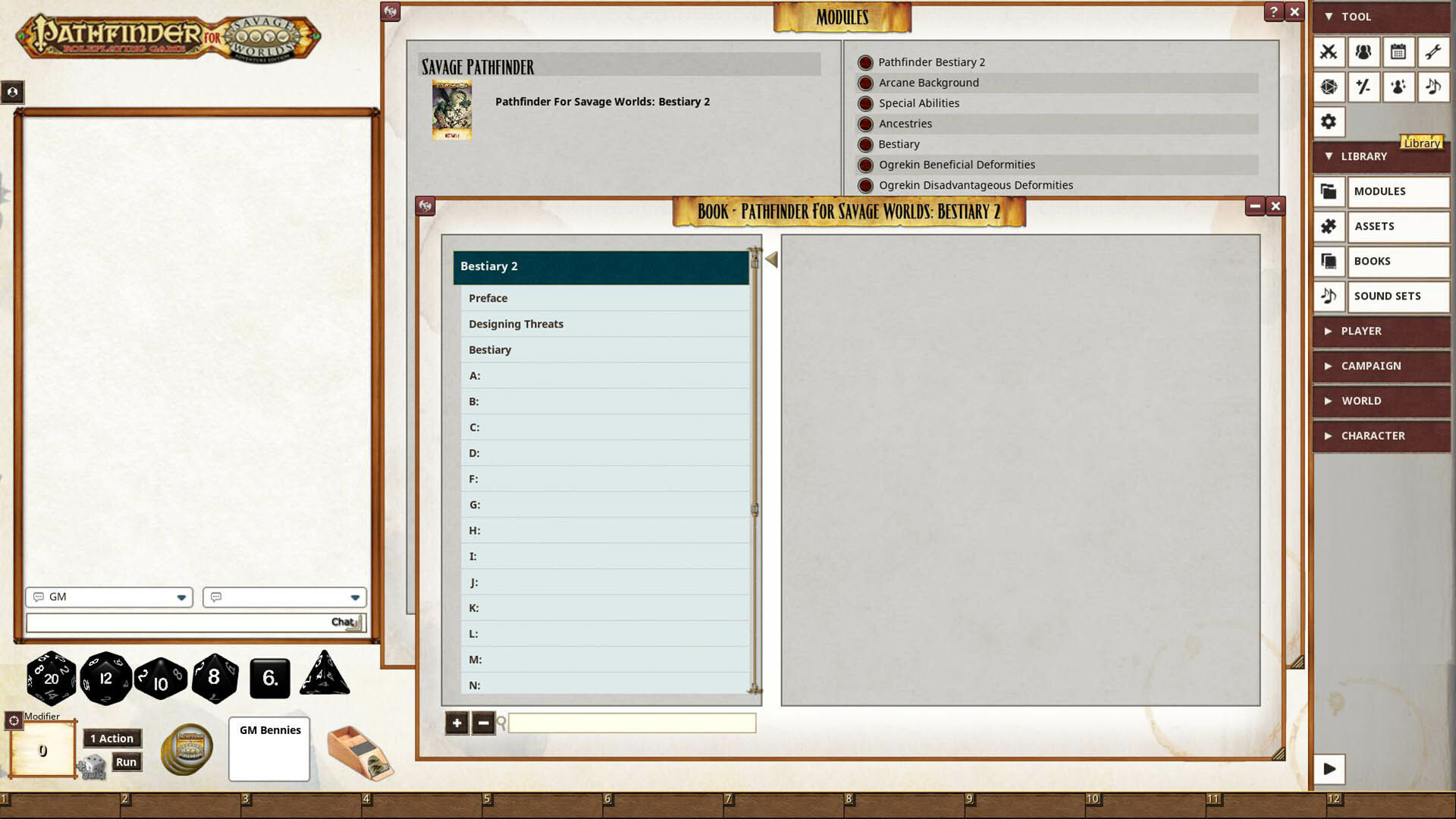Fantasy Grounds - Pathfinder for Savage Worlds Bestiary 2 for PC Windows Download