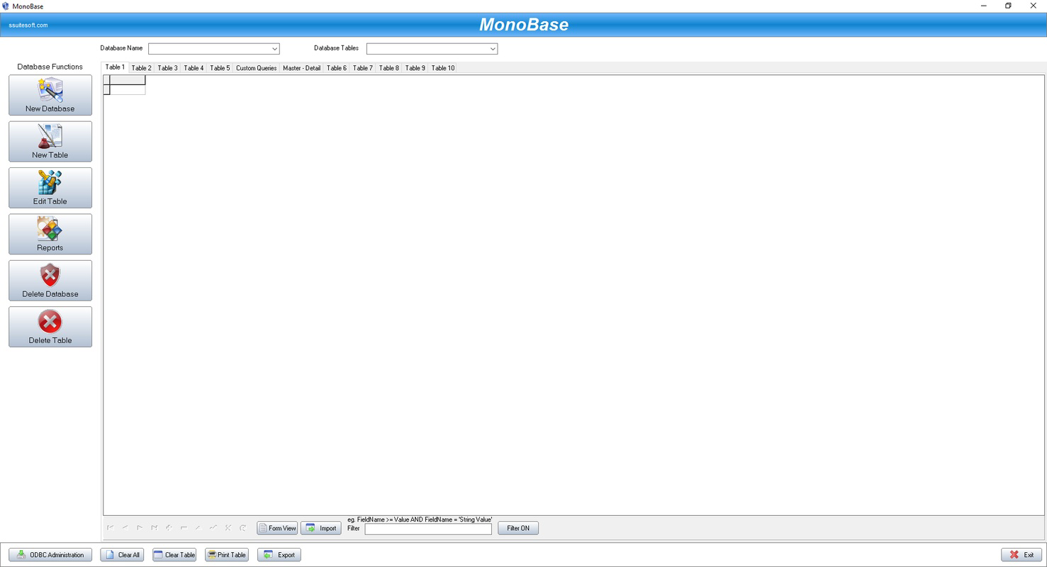 SSuite Office MonoBase for PC Windows 2.8 Download