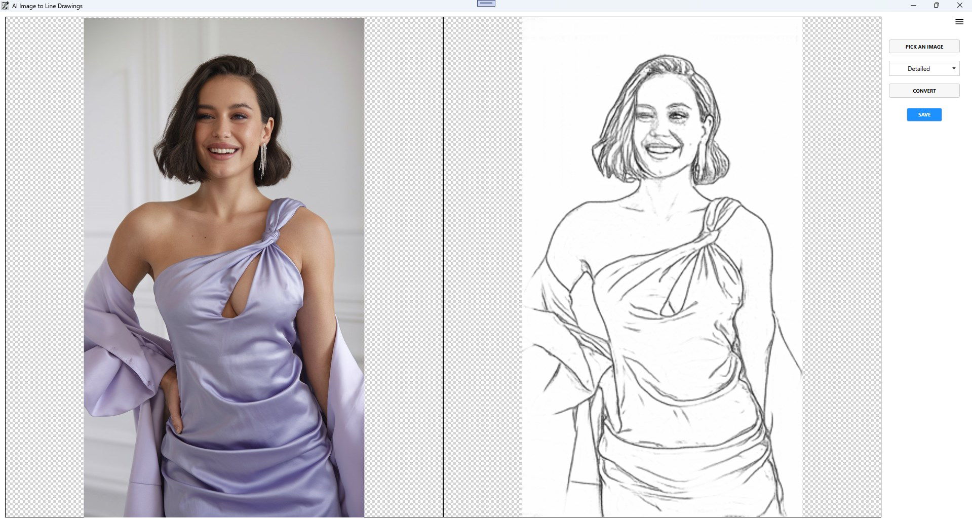 AI Image to Line Drawings for PC Windows Download