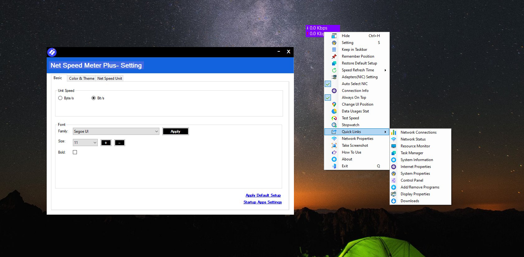 Net Speed Meter Plus for PC Windows Download