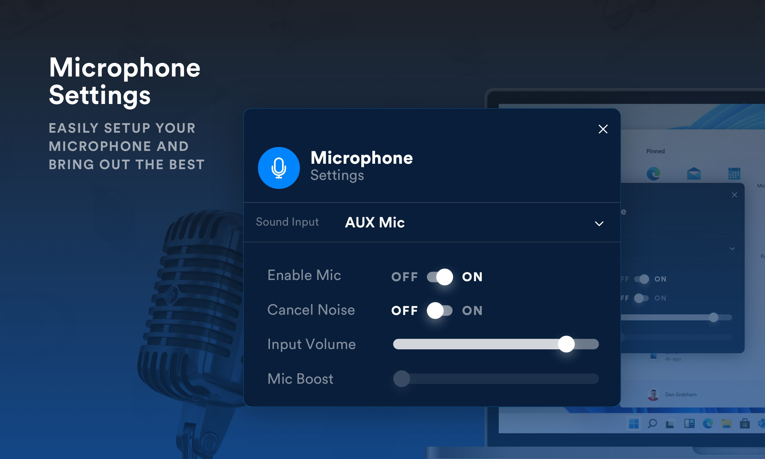 Microphone Settings for PC Windows Download