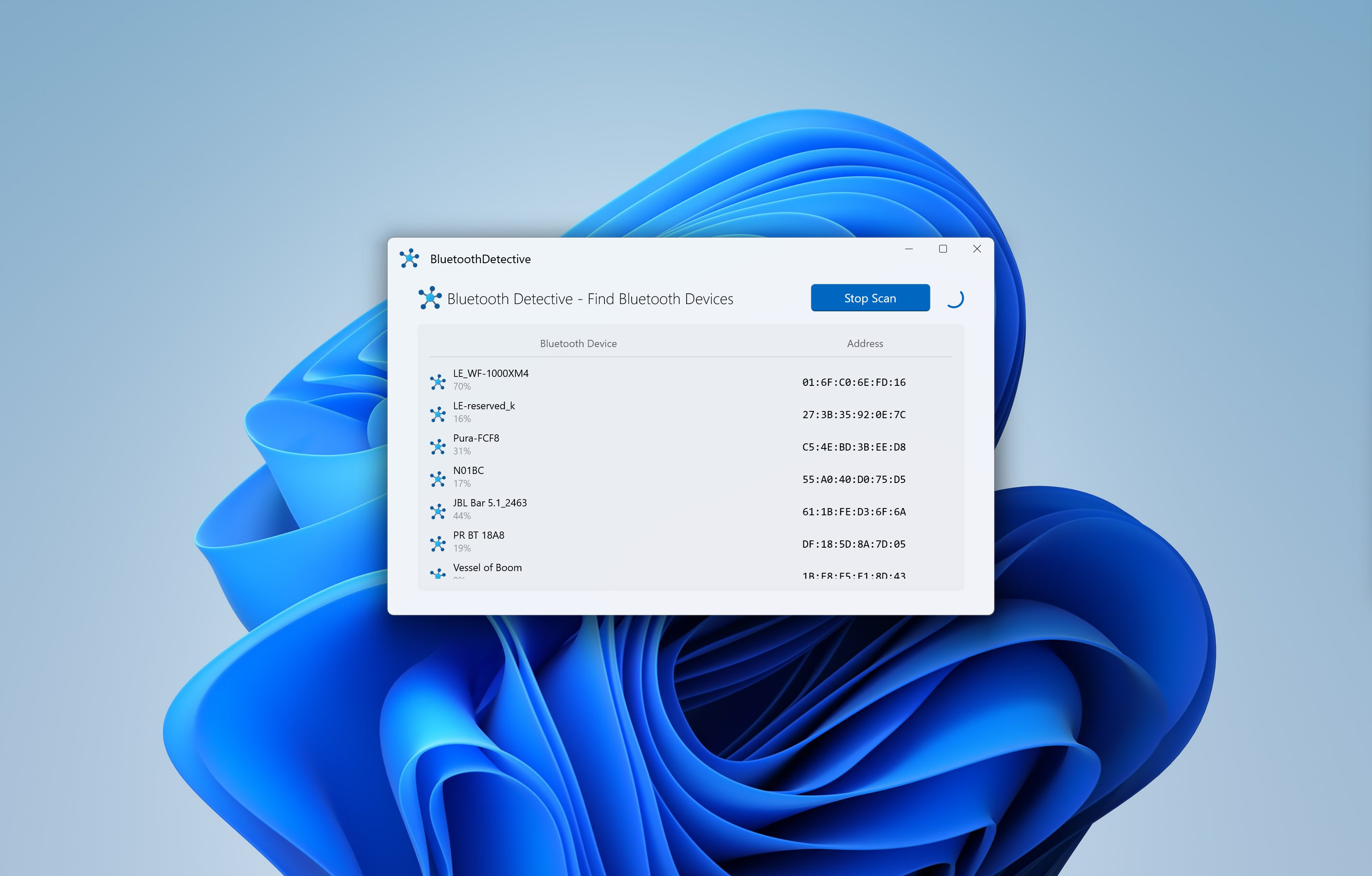 Bluetooth Device Scanner for PC Windows Download