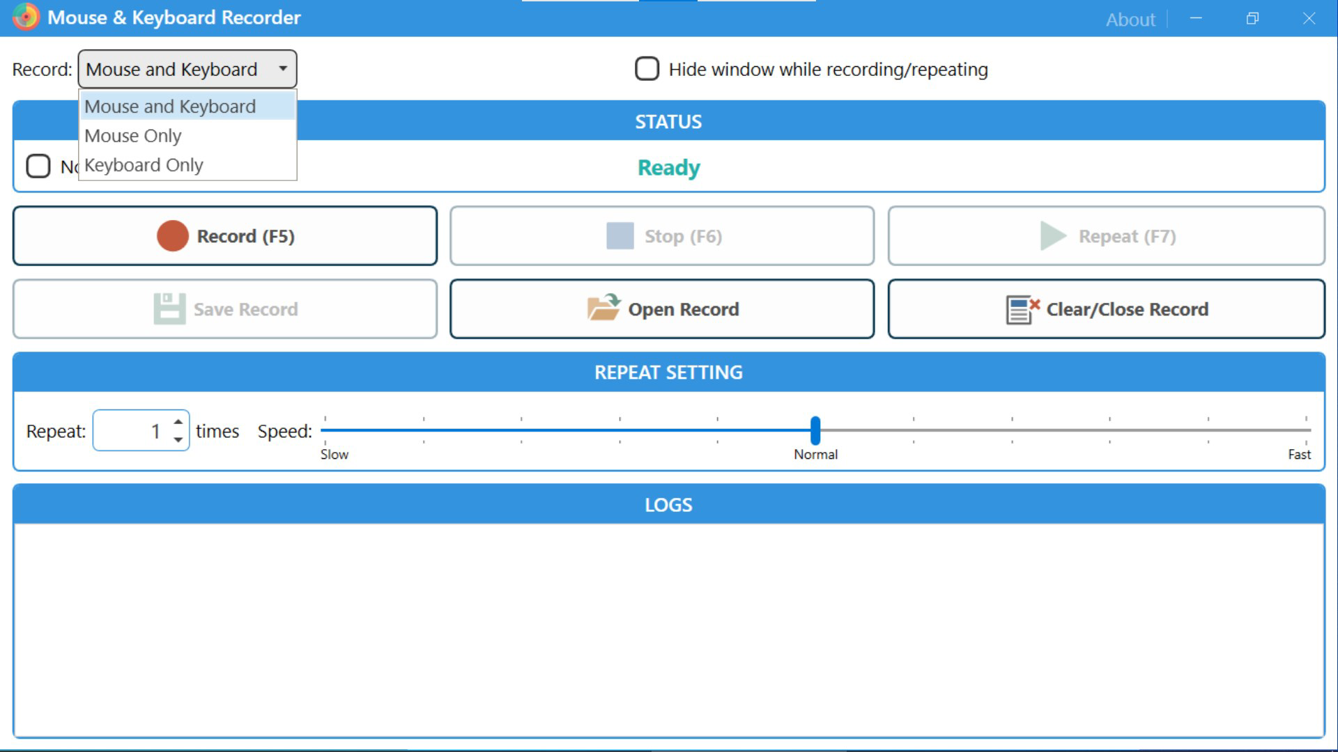 Mouse & Keyboard Recorder for PC Windows Download