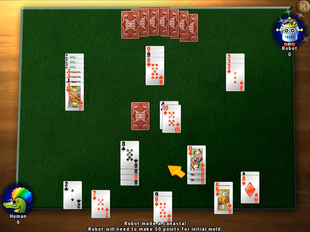 Classic Card Game Canasta for PC Windows Download