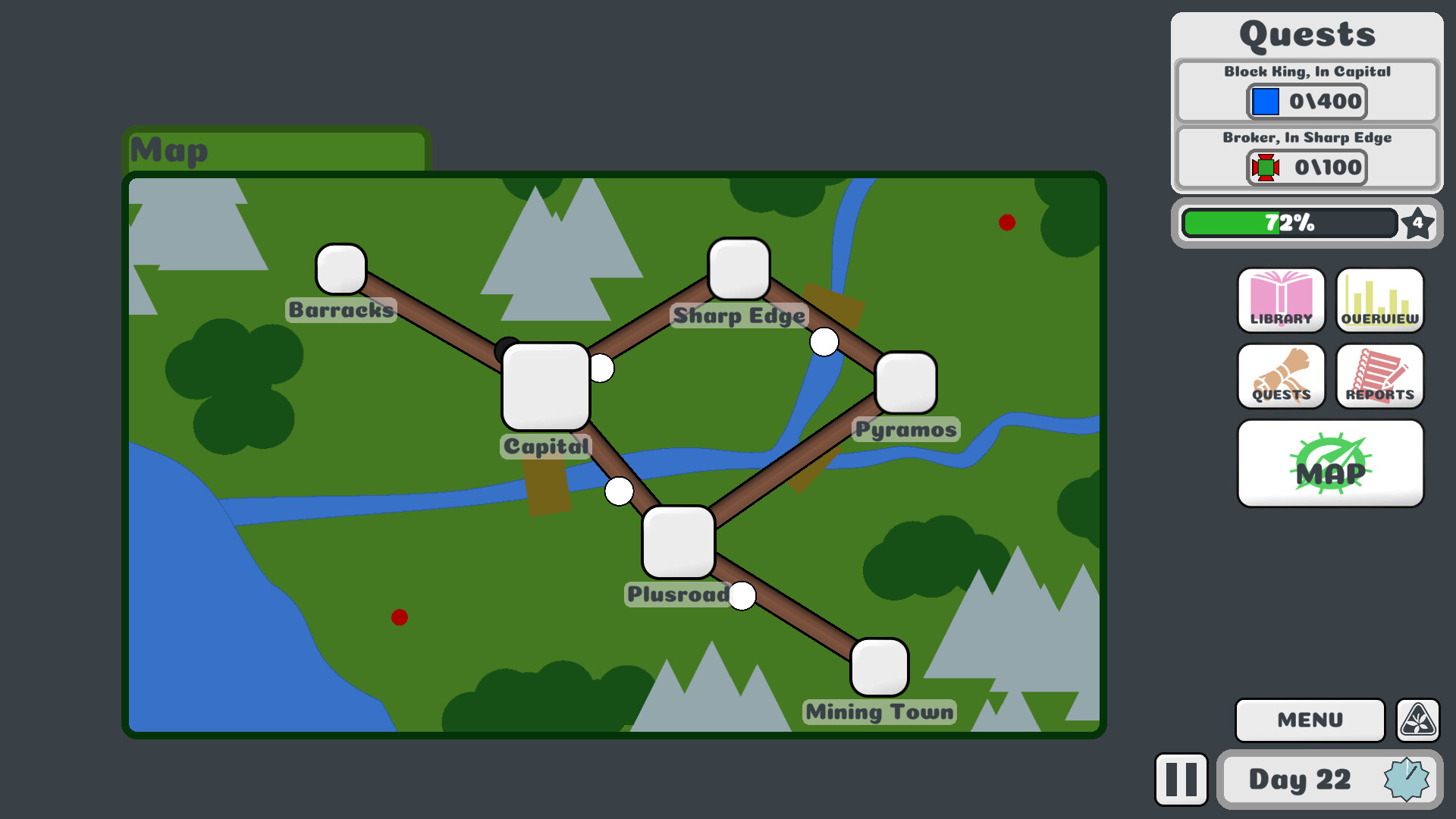 Block King Demands Red Squares for PC Windows Download