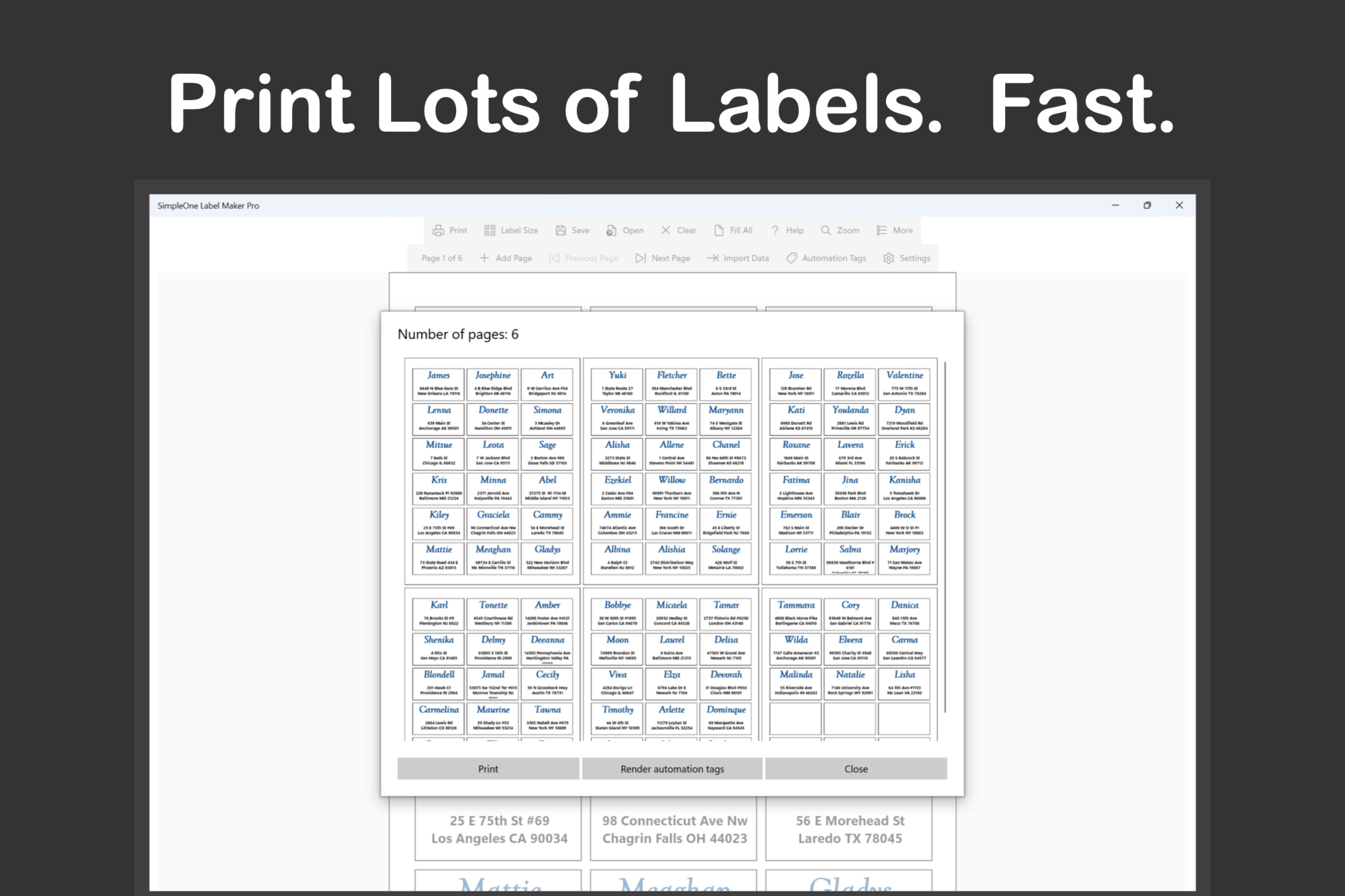 SimpleOne Label Maker Pro for PC Windows Download