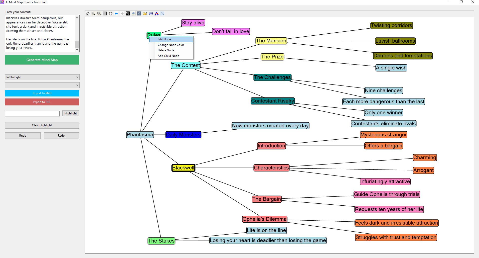 AI Mind Map Creator from Text for PC Windows Download