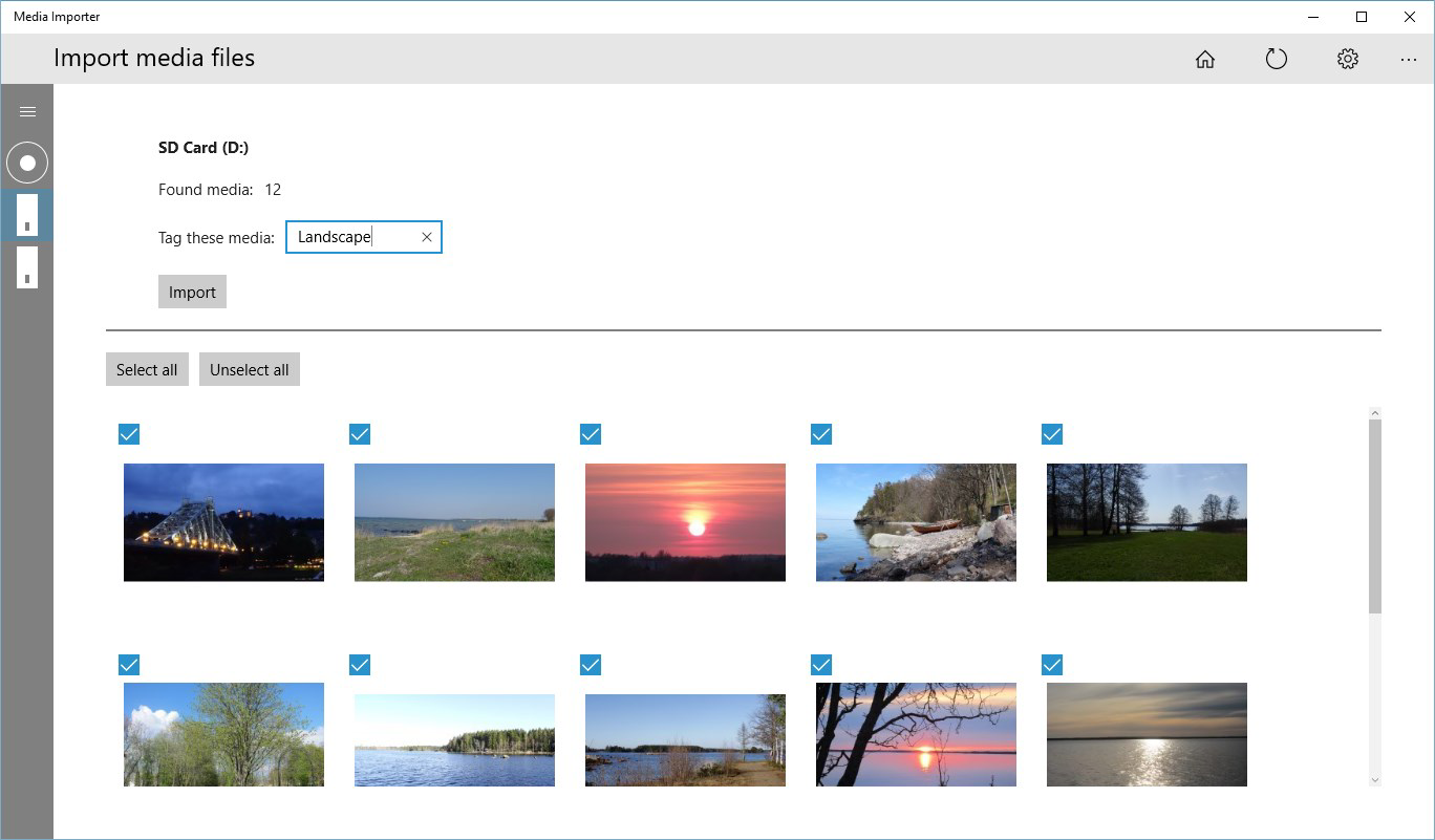 Media Importer for PC Windows Download