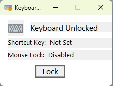 Keyboard Mouse Locker for PC Windows Download