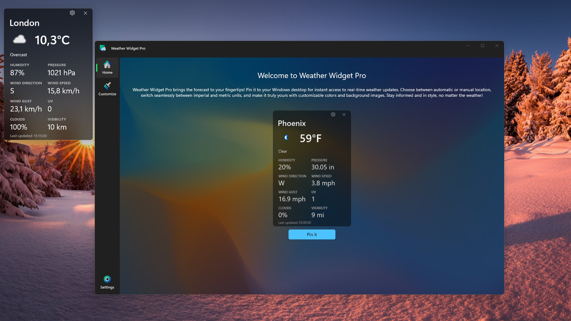Weather Widget Pro for PC Windows Download