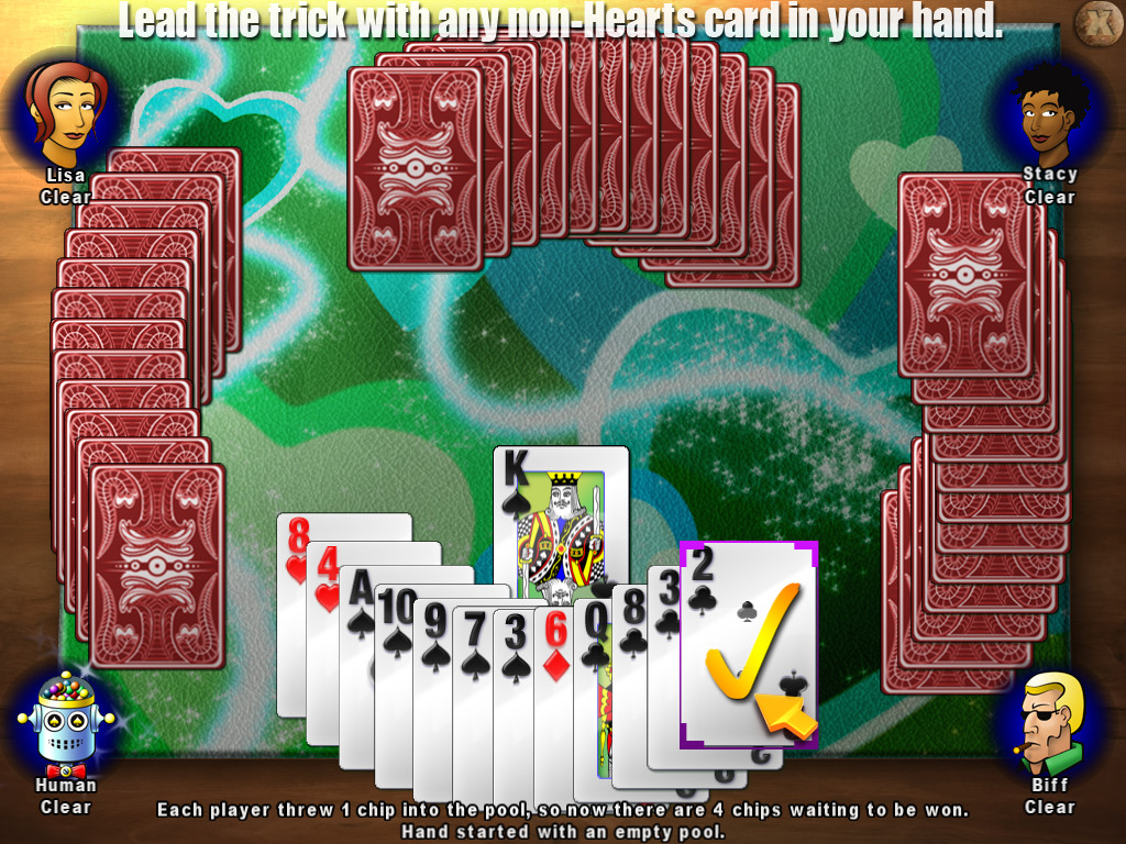 Classic Card Game Hearts for PC Windows Download