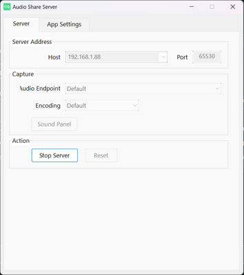 Audio Share Server for PC Windows 0.3.4 Download