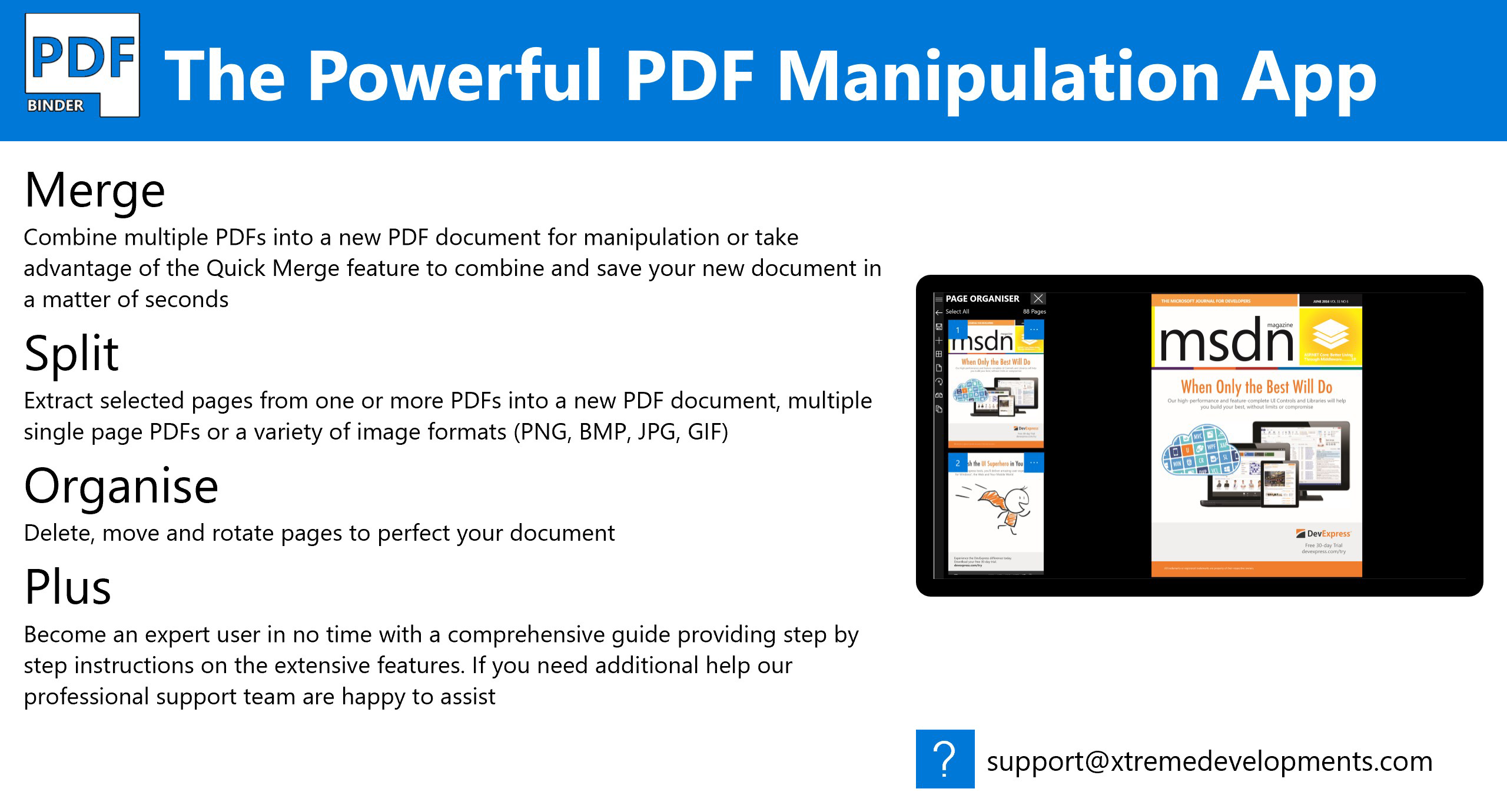 PDF Binder for PC Windows Download