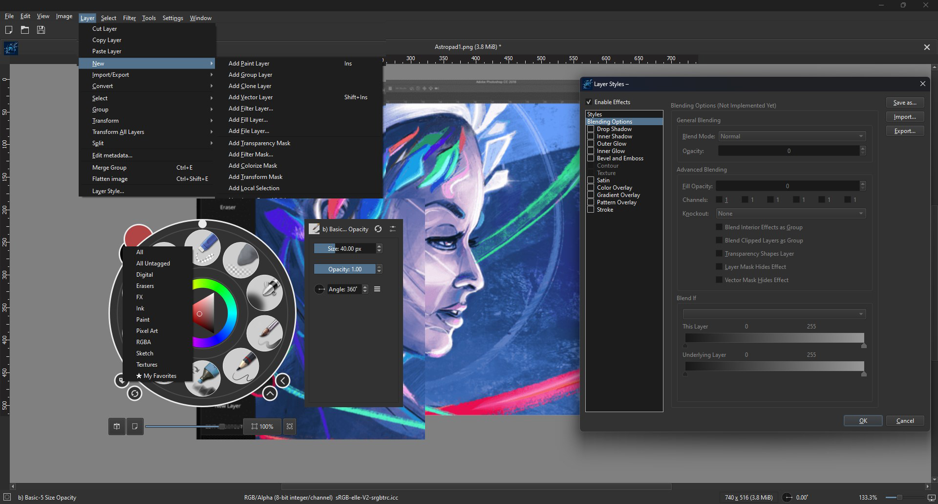 PhotoPaint Digital : Pro Photo Editor for PC Windows Download