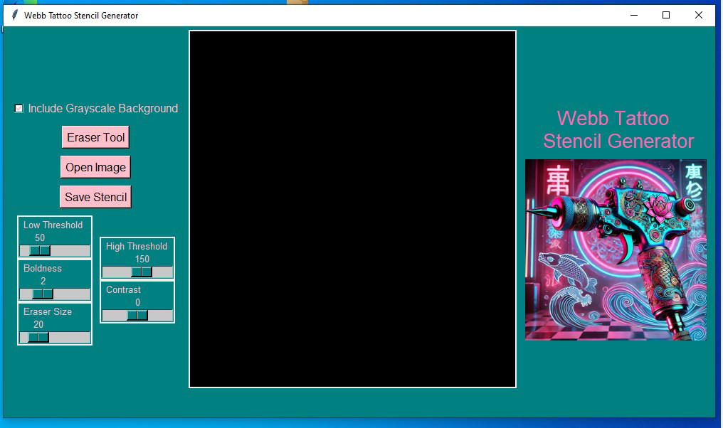 Webb Tattoo Stencil Generator for PC Windows Download