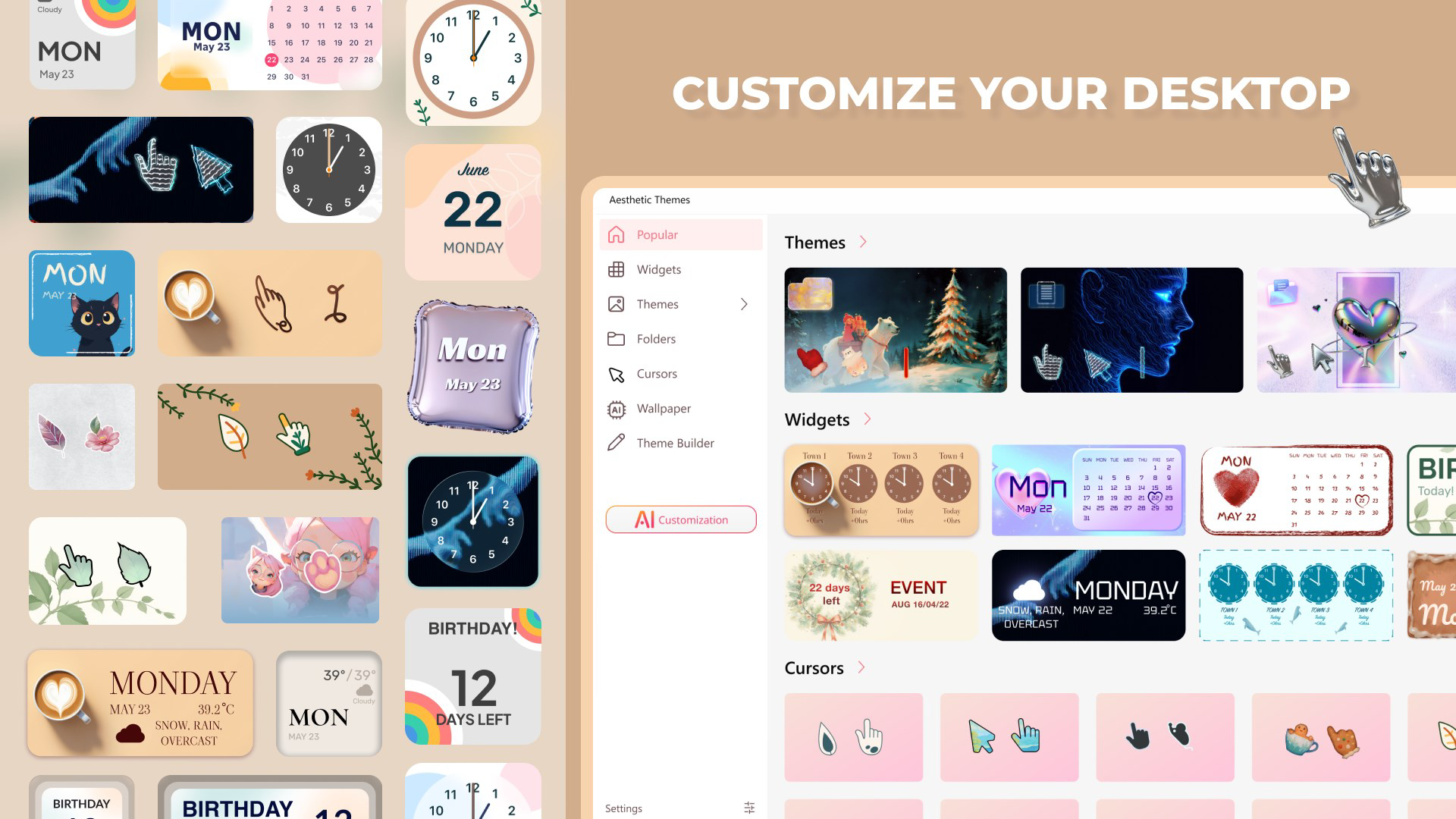 Aesthetic Themes - Desktop Customization for PC Windows Download