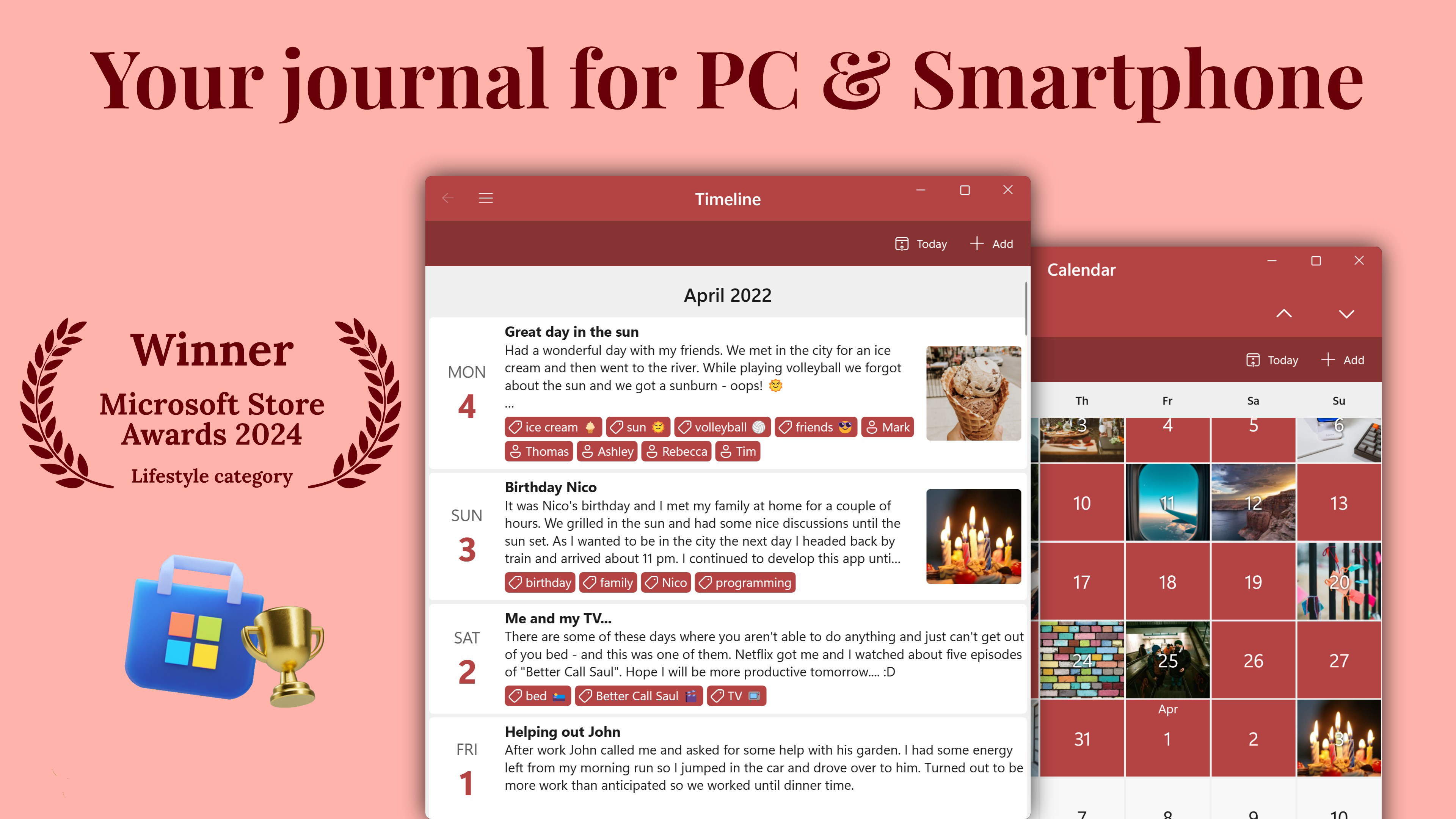 Diarium: Journal & Diary for PC Windows Download