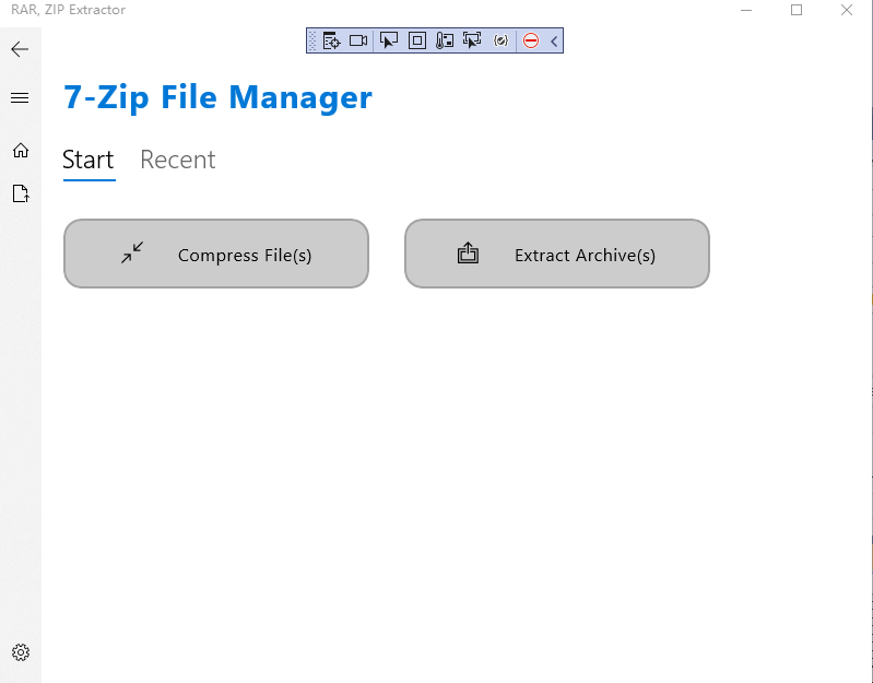 RAR ZIP Decompressor & Compressor for PC Windows Download