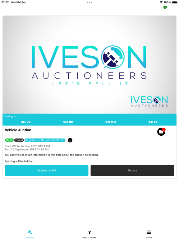 Iveson Auctions for iOS (iPhone/iPad/iPod touch) - Free Download at AppPure