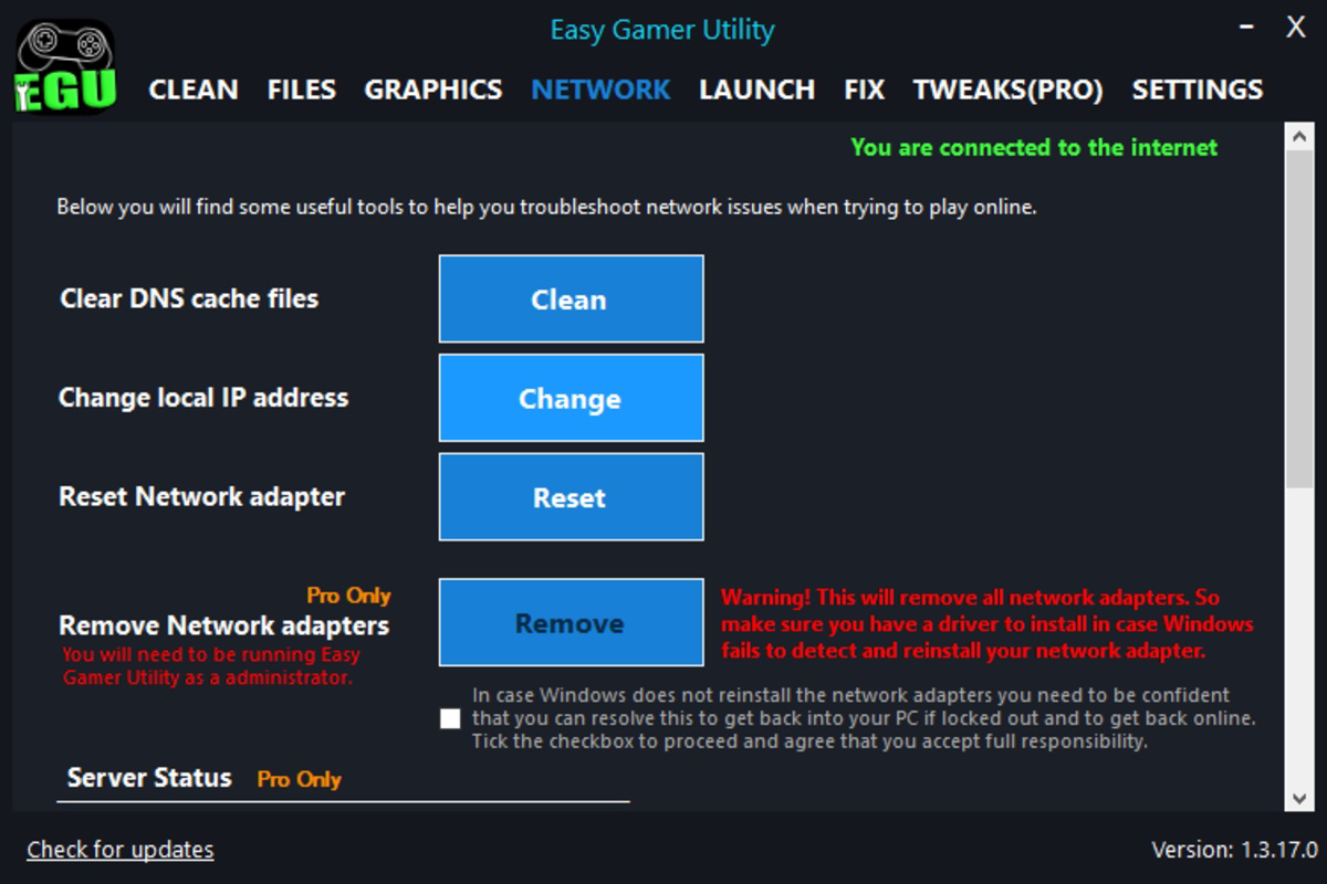 Easy Gamer Utility for PC Windows 1.3.97.0 Download
