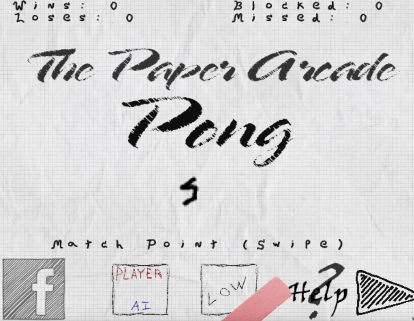 The Paper Arcade: Pong for PC Windows Download
